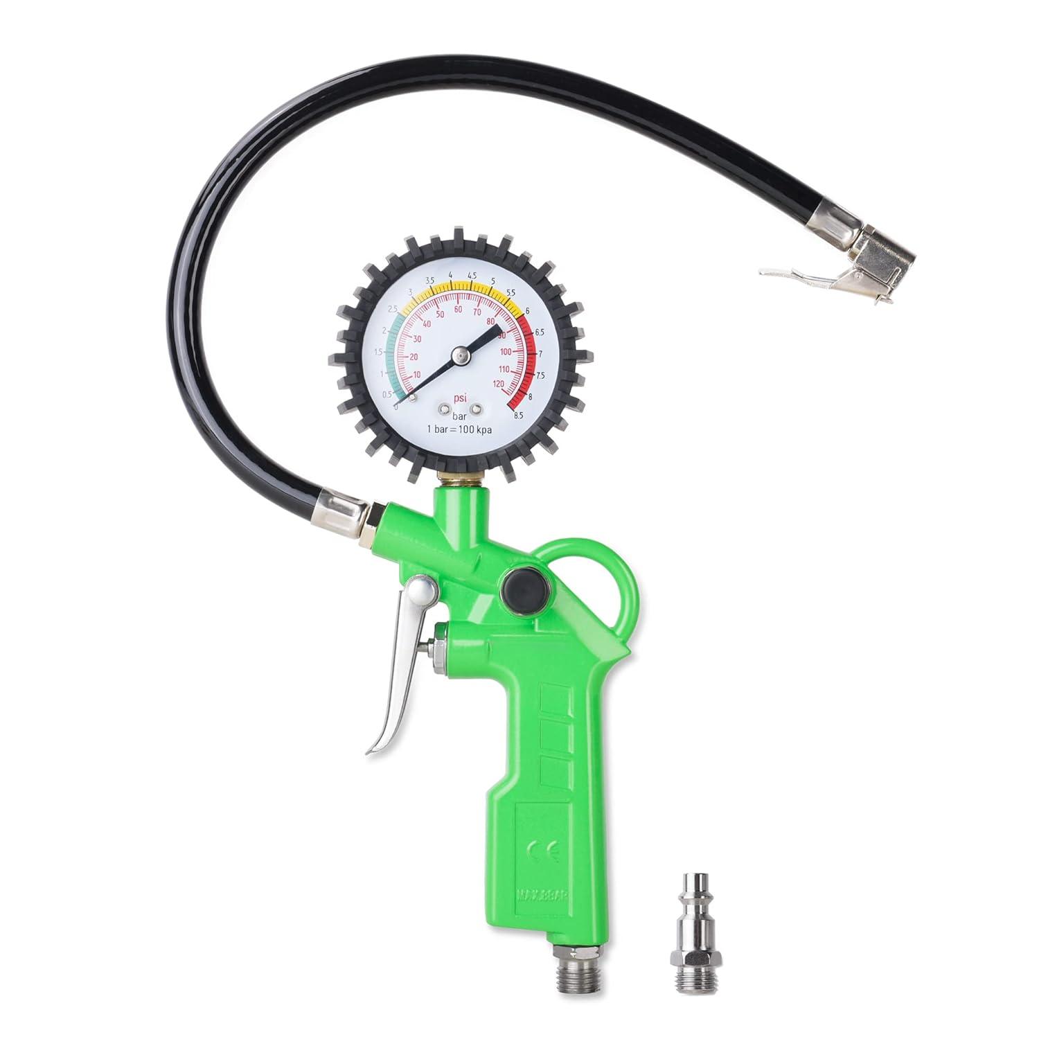 GTYPRO Tire Inflator Gun with Pressure Gauge - Tools